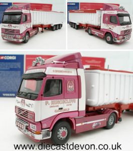 Corgi CC12415 P Hinchcliffe Volvo FH Globetrotter Bulk Tipper - Diecast ...