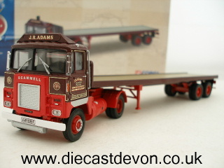 Corgi CC12601 J R Adams Scammel Crusader Flatbed Trailer - Diecast ...