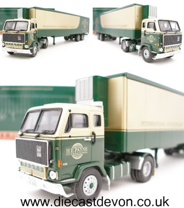 Corgi CC13106 H E Payne Volvo F88 Fridge Trailer - Diecast Devon- Models