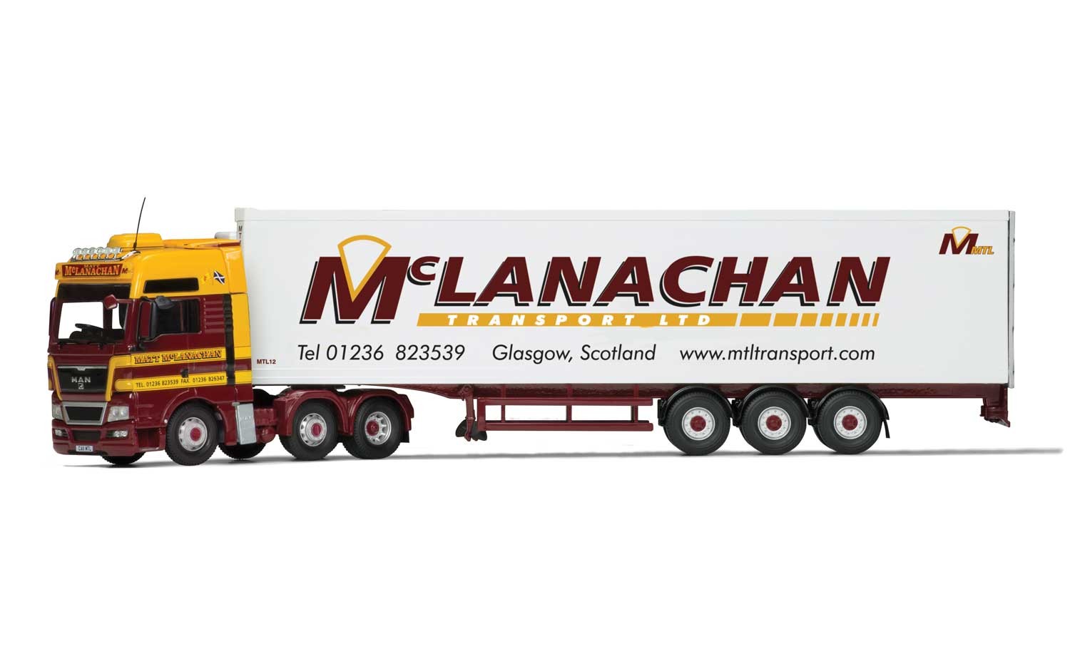 Corgi CC15212 MAN TGX, Fridge Trailer, McLanachan Transport Limited ...